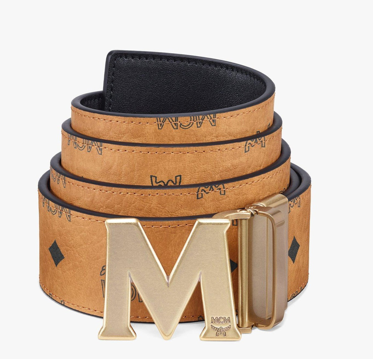 MCM Claus Reversible Belt Adjustable-MXBAAVI05-Cognac – BK Brands